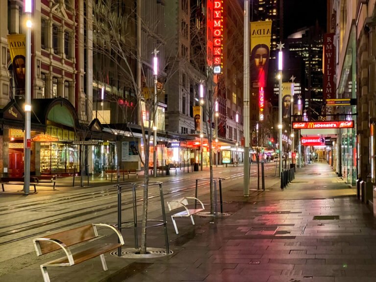 George Street at Night - Monte Luke Photography Studio